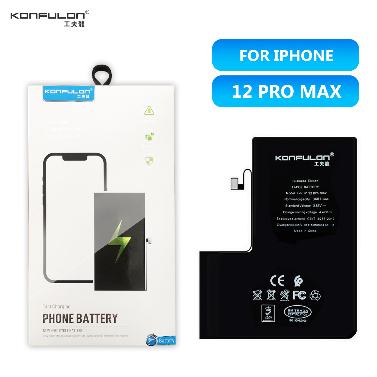 Battery For iPhone 11 Pro Max 12 Pro Max 13 Pro Max