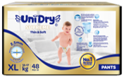 Unidry ខោទឹកនោម ស្តើង-ទន់ (ស្លៀកកញ្ចប់ធំ)